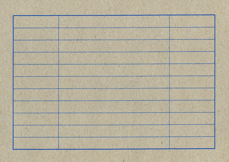 Tabella Vuota Di Un Cartone Fotografia Stock - Immagine di taccuino ...