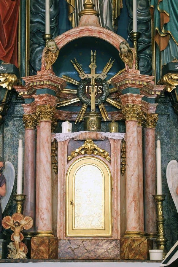 Tabernacle on the Main Altar in the Church of the Immaculate Conception ...