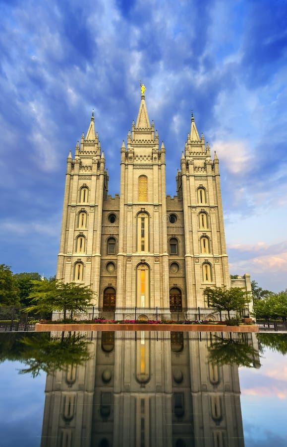 Tabernacle in Temple Square Stock Image - Image of temple, exterior ...