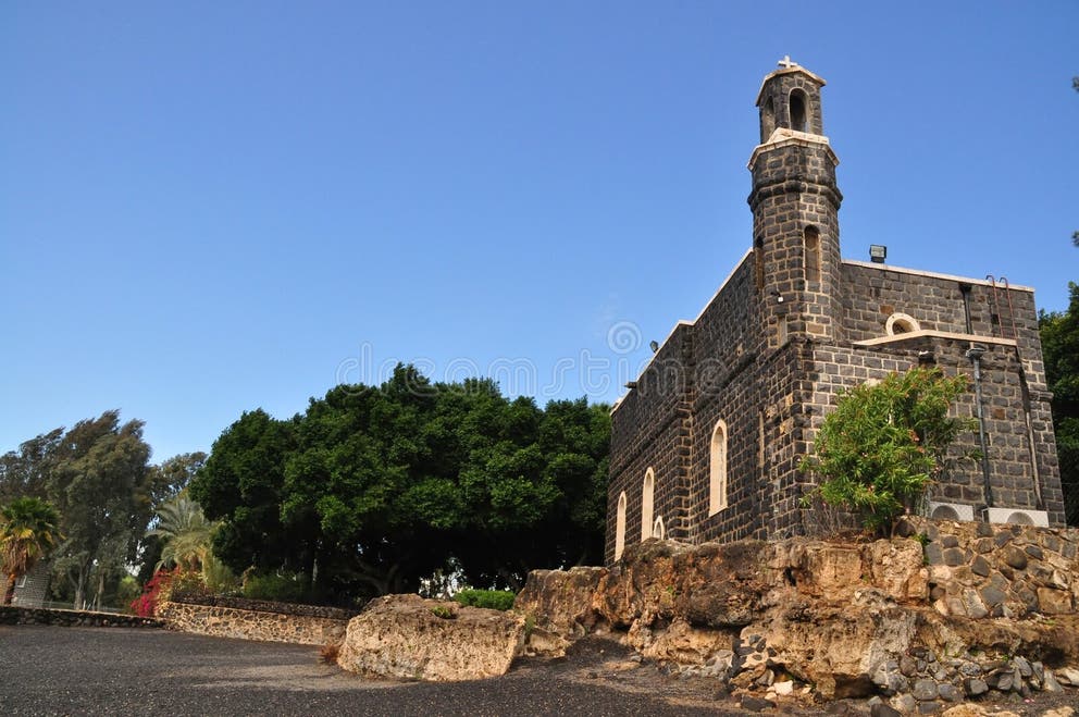 Tabgha, Israel. stock photo. Image of franciscan, fish - 19509212