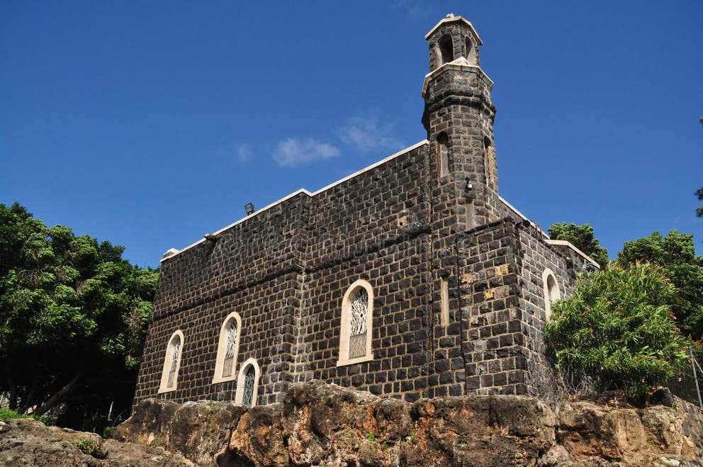 Tabgha, Israel. stock image. Image of israel, chapel - 19509247