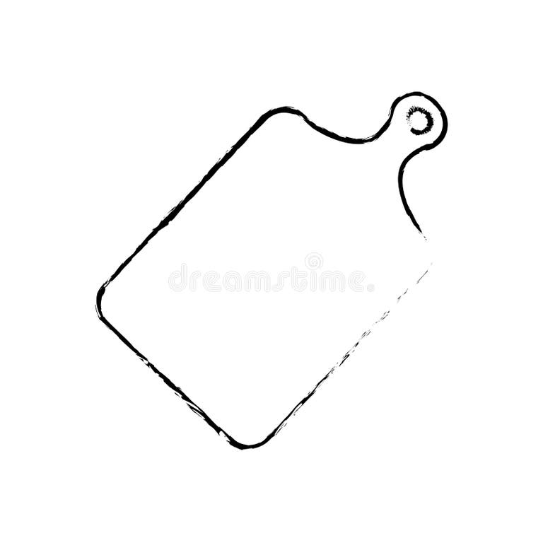 Tabla de cortar plástica stock de ilustración. Ilustración de alimento ...