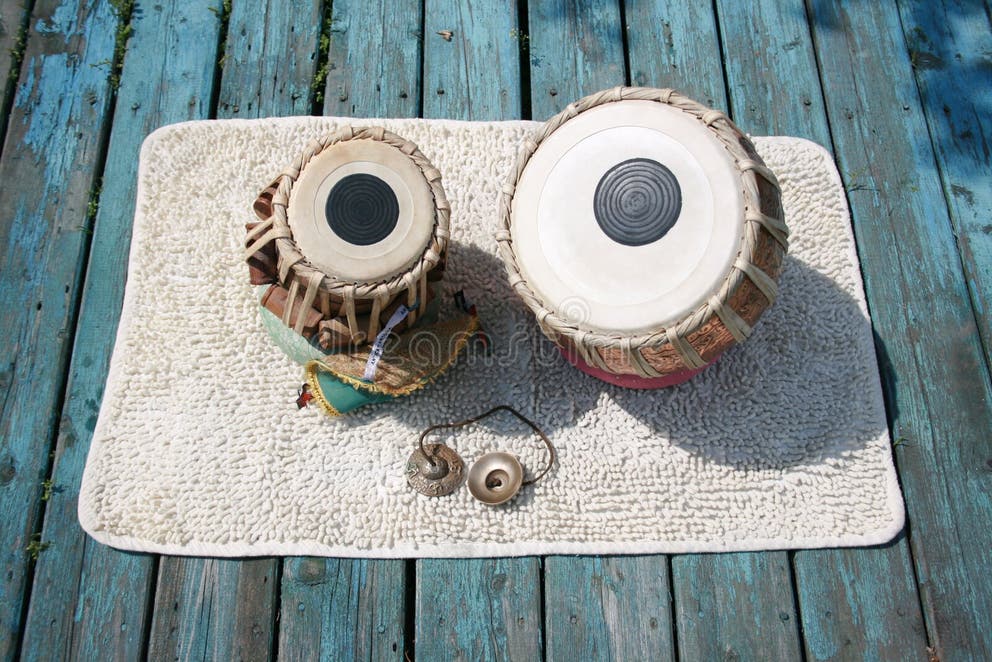 Tabla and karatalas editorial stock photo. Image of wood - 53569643