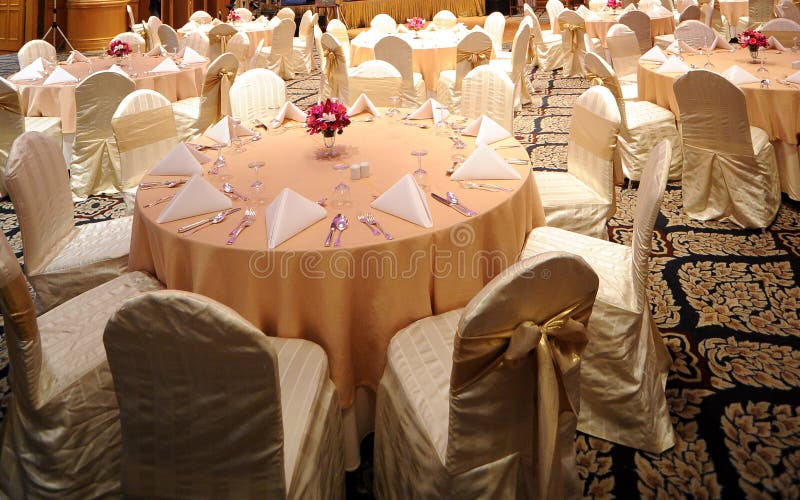 Chinese Wedding Table Setting Stock Image - Image of convention ...