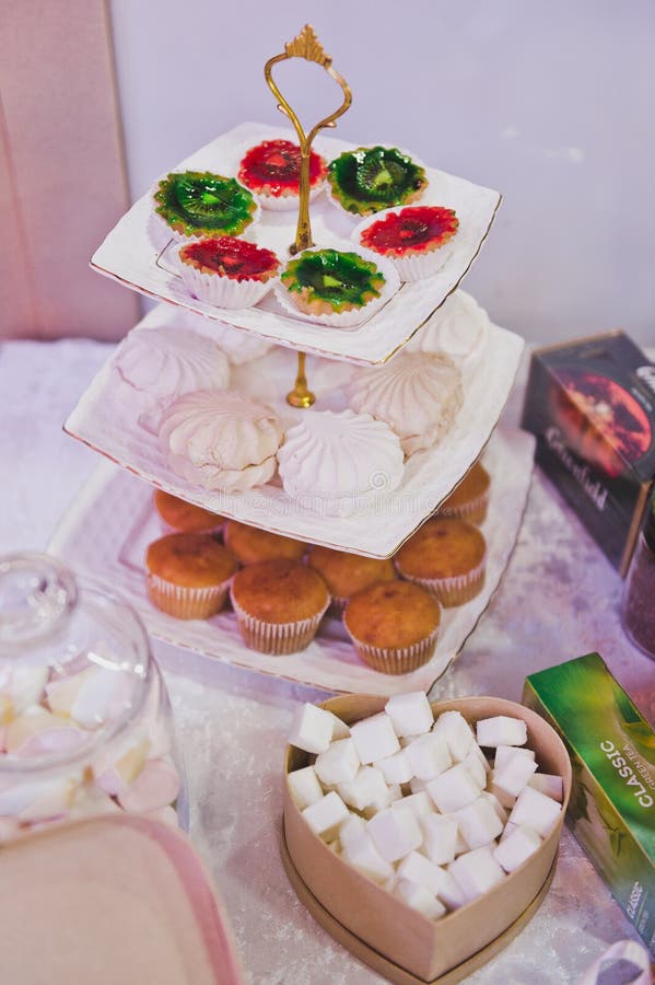 Table with All Kinds of Sweets 8560. Stock Photo - Image of cake, snack ...