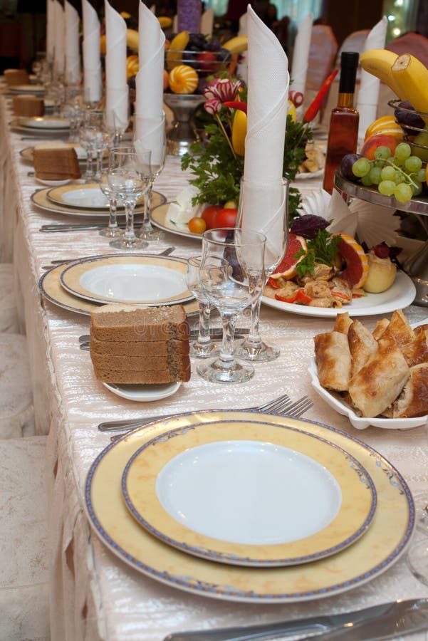 Table appointment stock photo. Image of orange, knife - 20681064