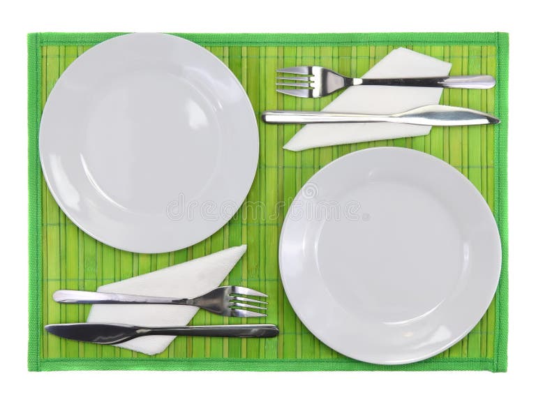 Table appointment stock image. Image of plait, isolated - 23019573