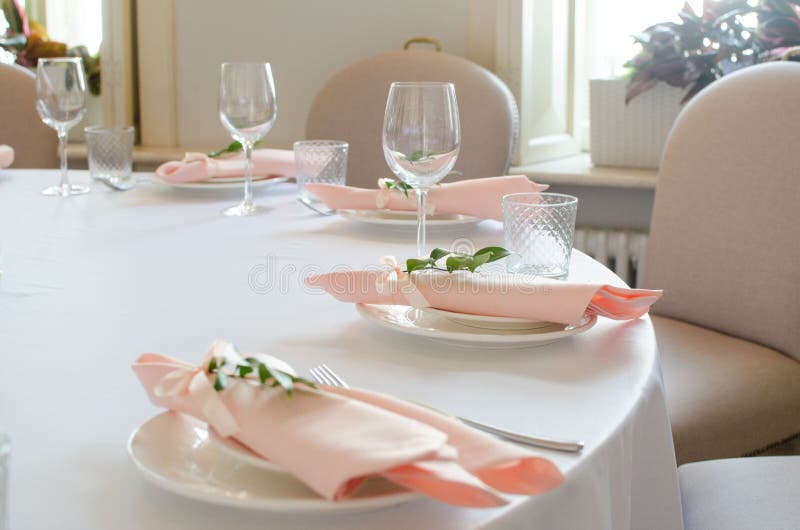 Table appointments stock photo. Image of cafeteria, establishment ...