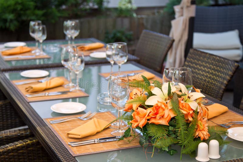 Table arrangement stock photo. Image of tables, relaxing - 25941846