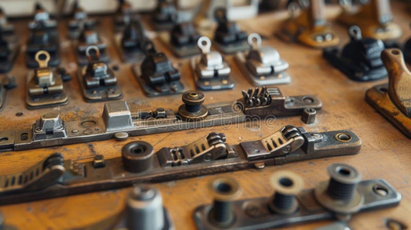 A Table with an Array of Different Sewing Machine Feet Used for ...