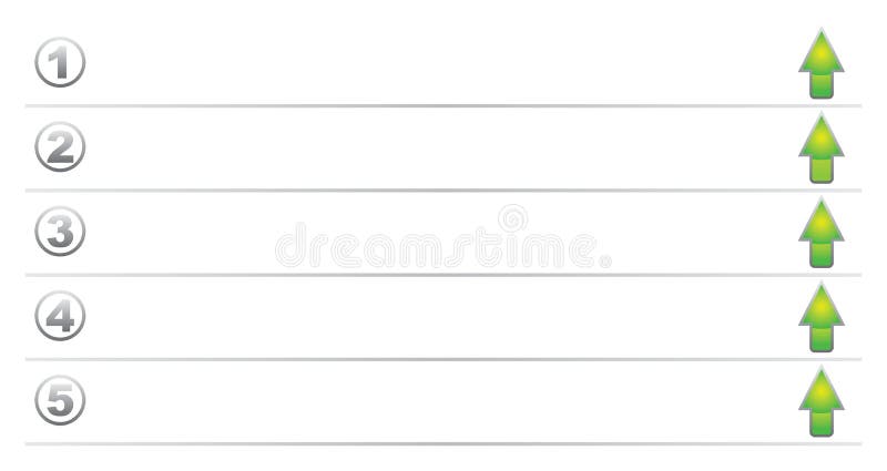 Table with arrows stock vector. Illustration of line - 14548319