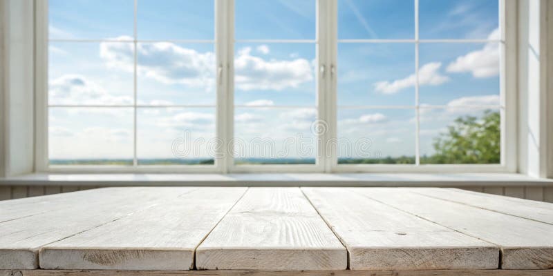 Table Background and Window Background of Free Space Stock Image ...