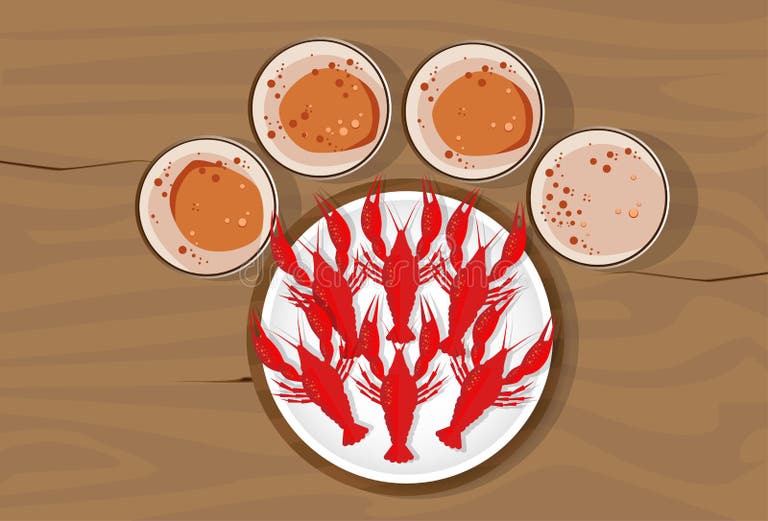 Crayfish Plate Stock Illustrations – 1,027 Crayfish Plate Stock ...