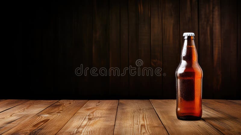 Table beer bottle isolated stock illustration. Illustration of ...