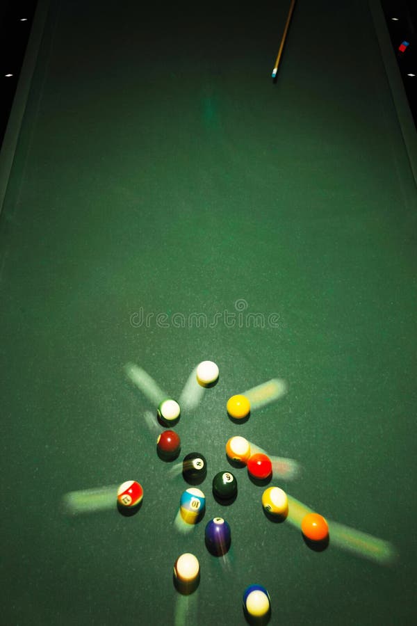 Table for Billiards Close Up Stock Photo - Image of ball, billiard ...
