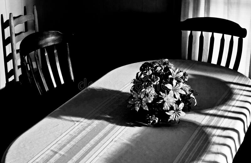 Table stock photo. Image of jester, lonely, table, room - 72206376