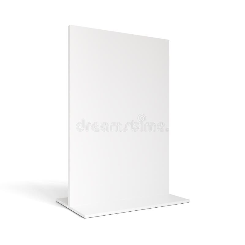 Table Blank White Plastic Stand Holder for Menu Paper Calendar Card ...