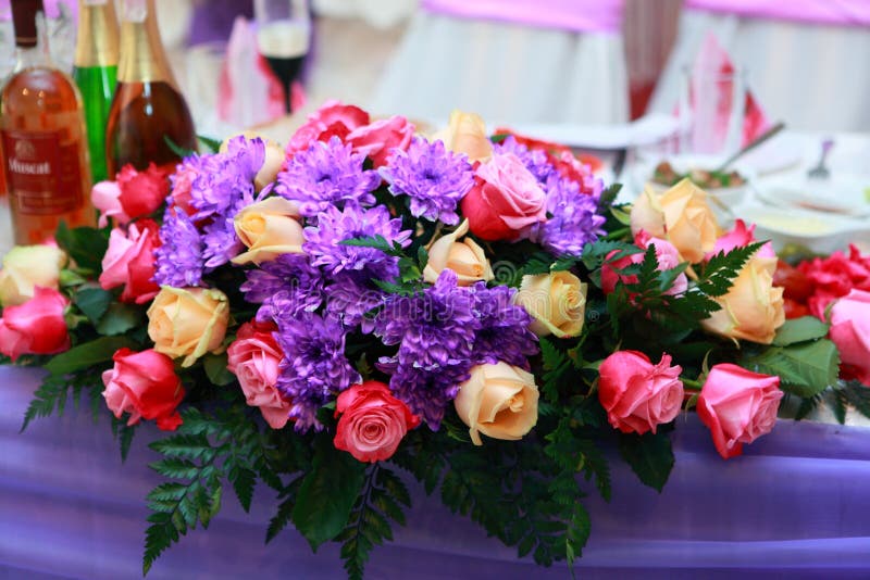 Table bouquet stock image. Image of bouquet, wedding - 72089251