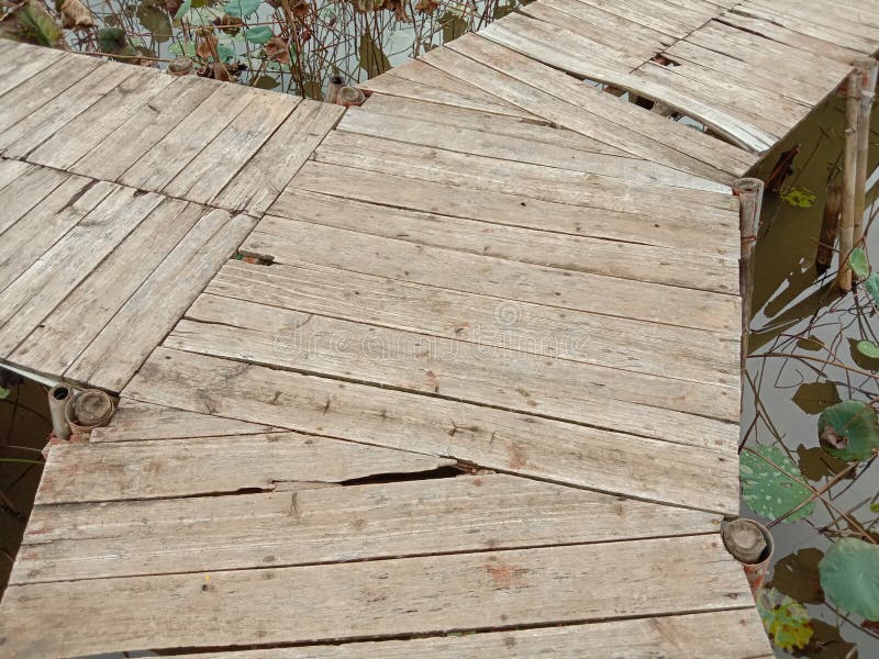 Table Bridge Over Little Lottus Lake Stock Image - Image of little ...