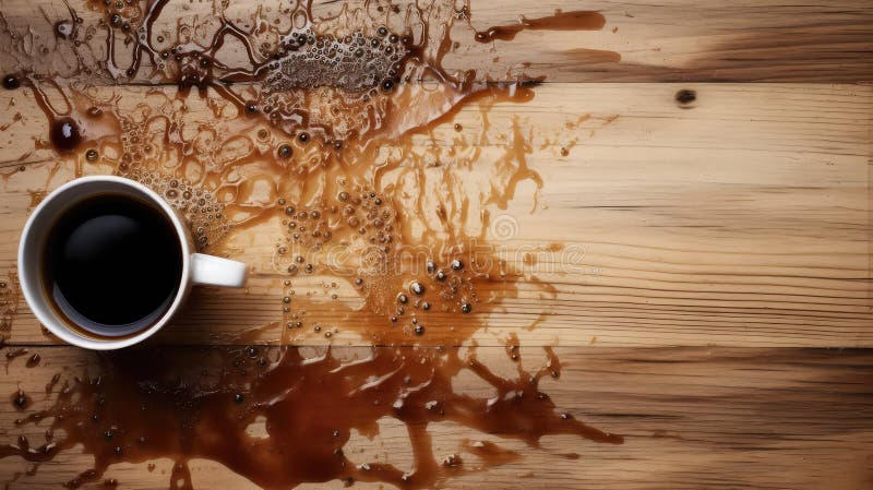 Table brown splatter stock illustration. Illustration of aesthetic ...