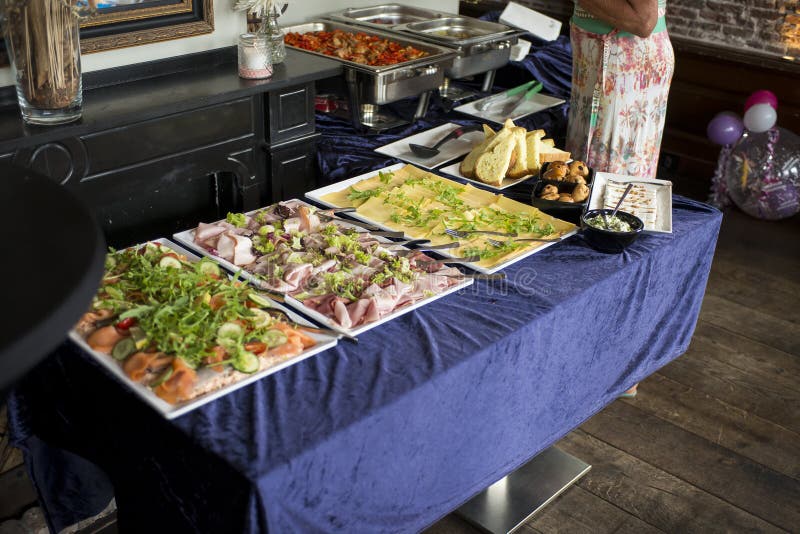 Table with Buffet stock photo. Image of fish, food, grand - 73146416