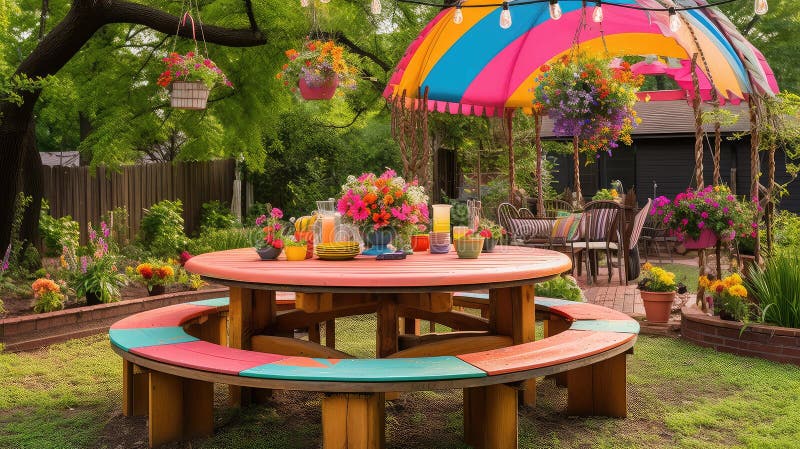 Table cable spool stock image. Image of wooden, colorful - 324764355