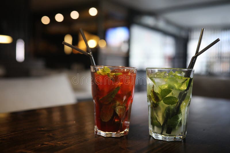 A Table in a Cafe with Objects Stock Image - Image of cube, caffeine ...