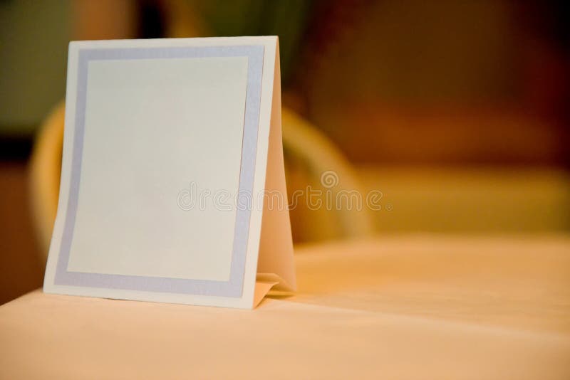 Table card without text stock photo. Image of card, space - 52329732