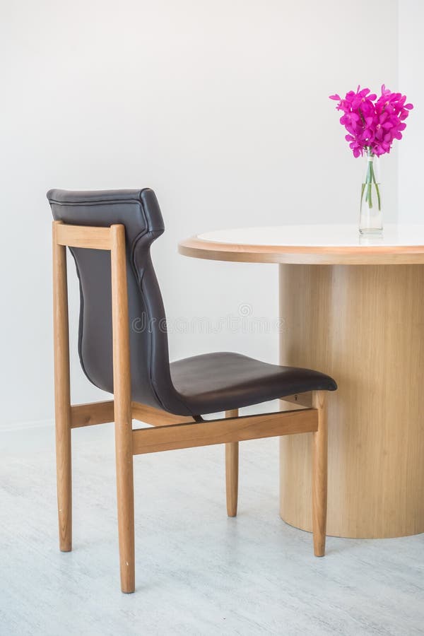 Table and chair stock image. Image of chair, furniture - 74991801