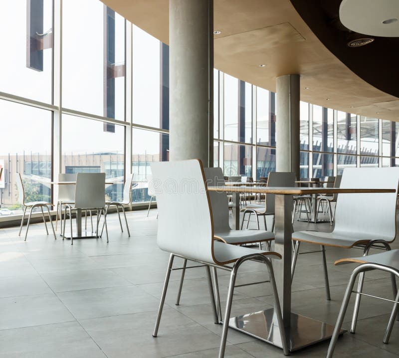 Table and Chair in Food Court Stock Image - Image of food, white: 53181277
