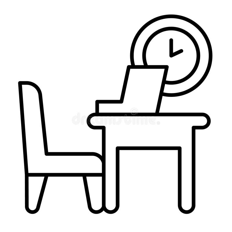 Table Work Computer Stock Illustrations – 164,012 Table Work Computer ...