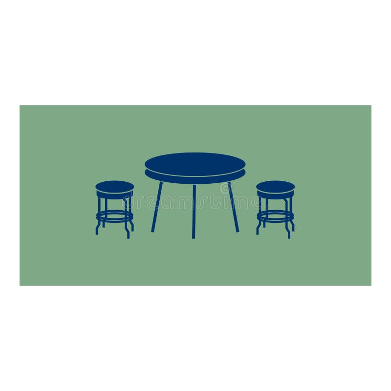 Table and chair logo stock vector. Illustration of cafeteria - 193601283