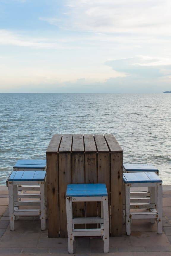 Table and chair stock image. Image of vacations, scenics - 40746039