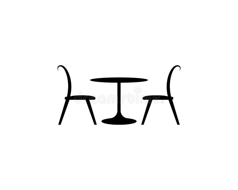 Table Chair Symbol Illustration Stock Vector - Illustration of chairs ...