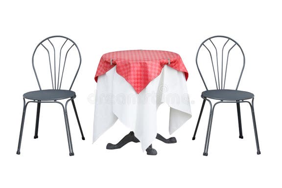 Table and chairs stock photo. Image of tablecloth, cloth - 19350730