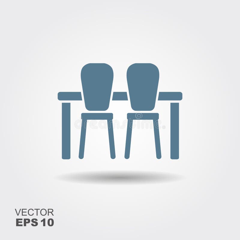 Table and chairs icon. stock vector. Illustration of clip - 108143468 Table and chairs icon. stock vector. Illustration of clip - 108143468