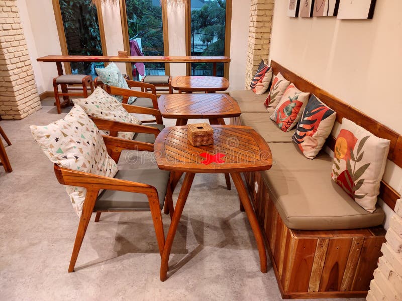 Table and Chairs with a Nice Design Editorial Stock Photo - Image of ...