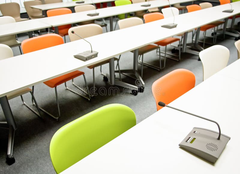 Plenum stock photo. Image of seat, classroom, microphone - 30009030