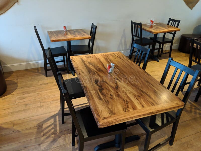 Table with 4 chairs stock photo. Image of spaced, lunch - 132567524