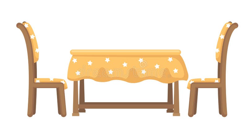Table and Chairs vector stock vector. Illustration of chair - 42434158