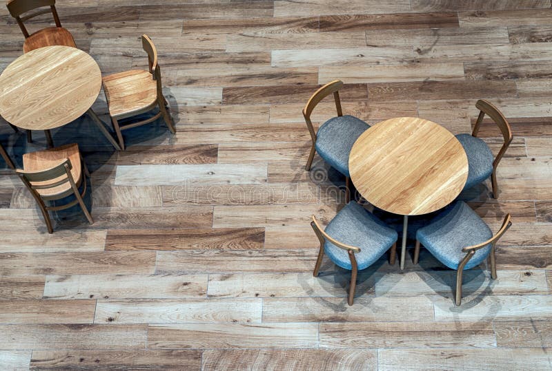 Table and Chairs View from Above Stock Image - Image of contemporary ...