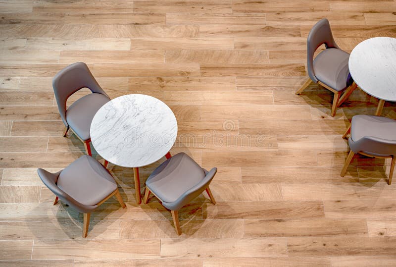 Table and Chairs View from Above Stock Image - Image of light, aerial ...