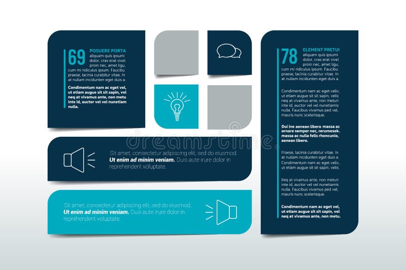Table, Chart, Schedule, Text Banner, Template. Stock Vector ...