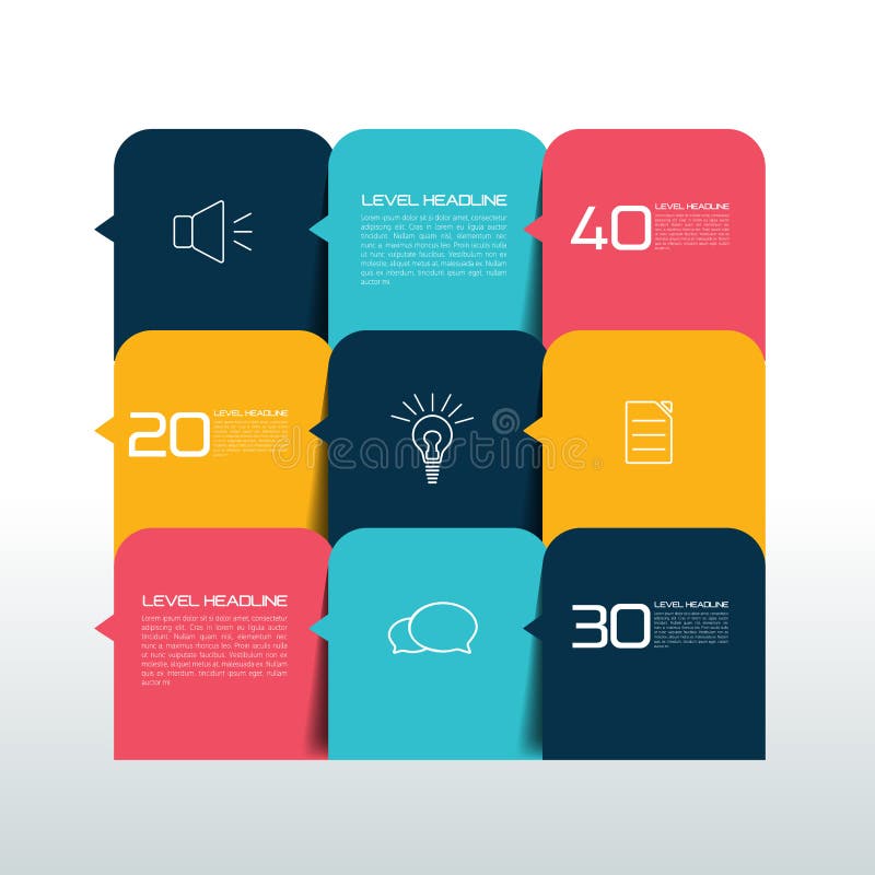 Table, Chart, Schedule, Text Banner, Template. Stock Vector ...