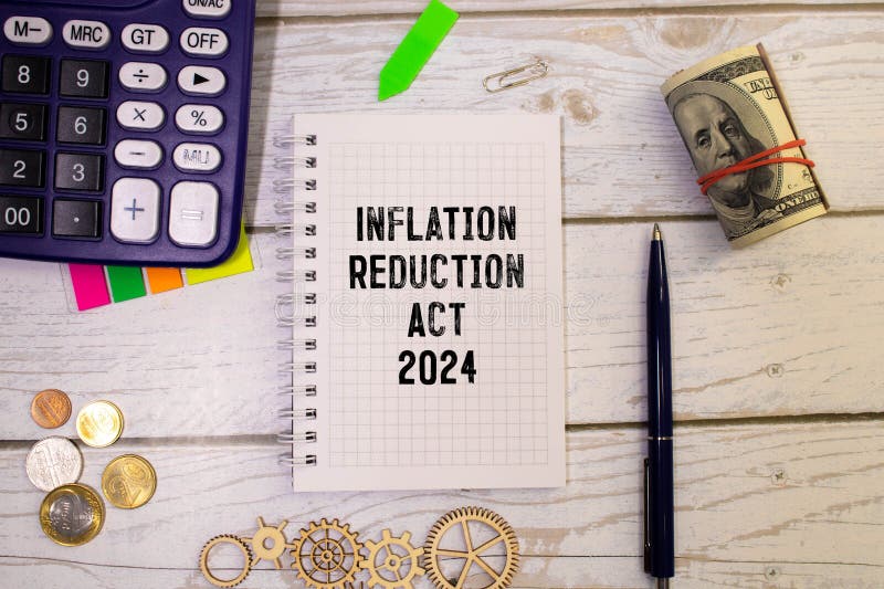 On the Table Charts, Calculator and Notebook with the INFLATION ...