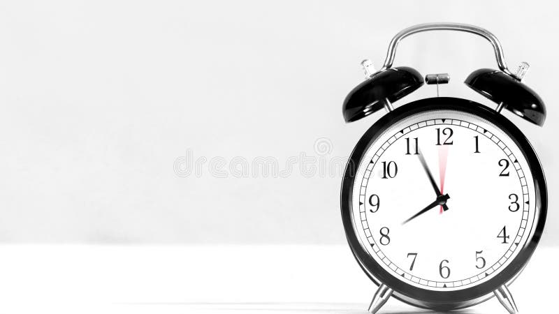 Table Clock with Fast Moving Hands for Forward Time Stock Footage ...
