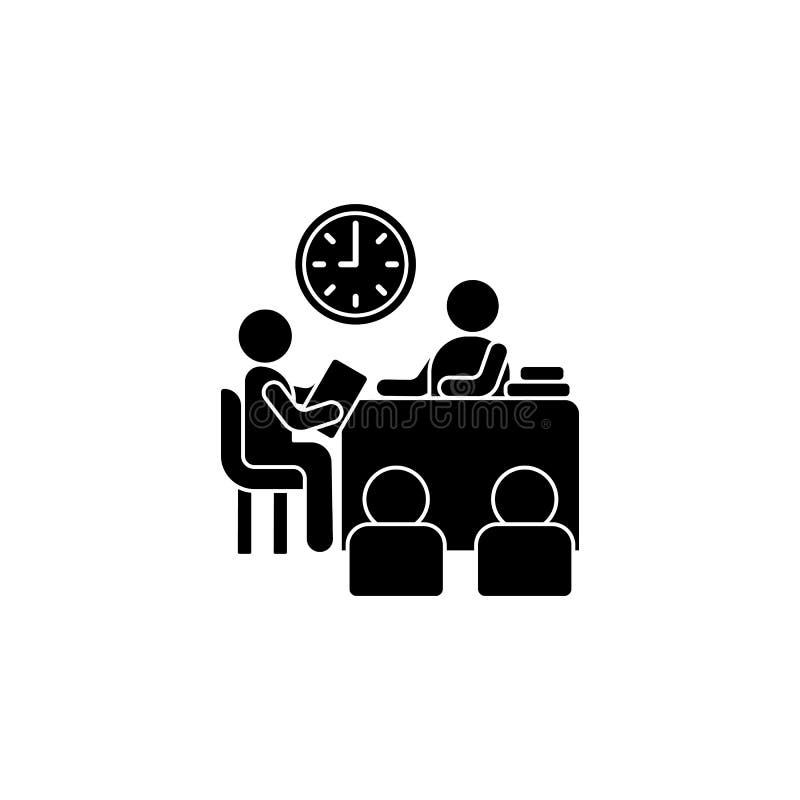 Table Clock Training Icon. Simple Business Indoctrination Icons for Ui ...