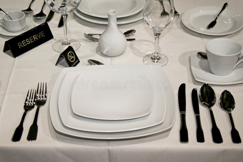 Table close up stock image. Image of dishes, table, dish - 3435171