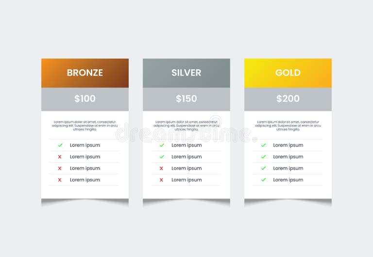 Three Columns Infographic Table Stock Illustrations – 83 Three Columns ...