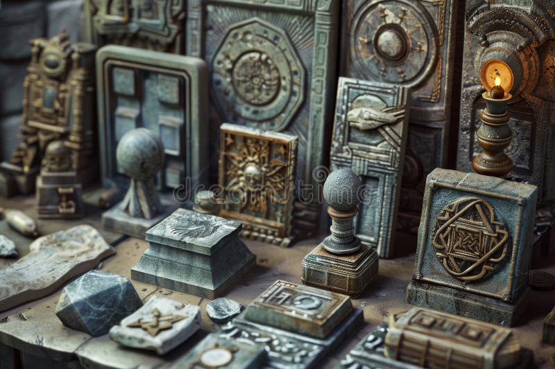 A Table Covered with an Assortment of Different Items, Showcasing a ...